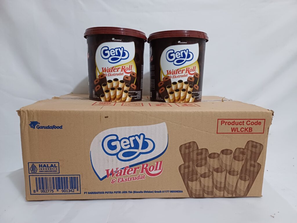 Wafer Roll GERY – Dua Bintang Snack