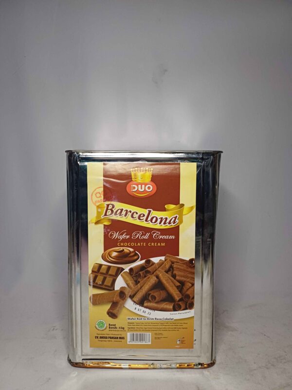 Astor Coklat BARCELONA Kaleng – Dua Bintang Snack