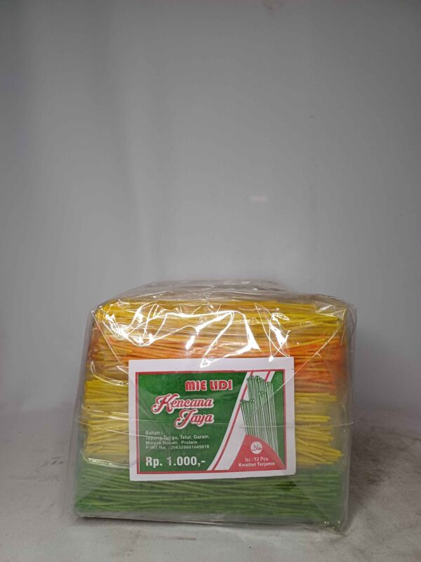 Mie Lidi Warna KENCANA – Dua Bintang Snack